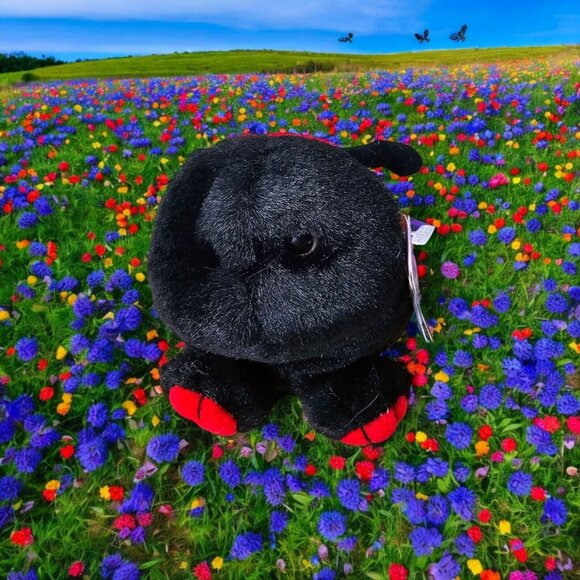 SWIBCO | Toys | Vtg 9s Swibco Puffkins Small Red Black Plush Ladybug ...